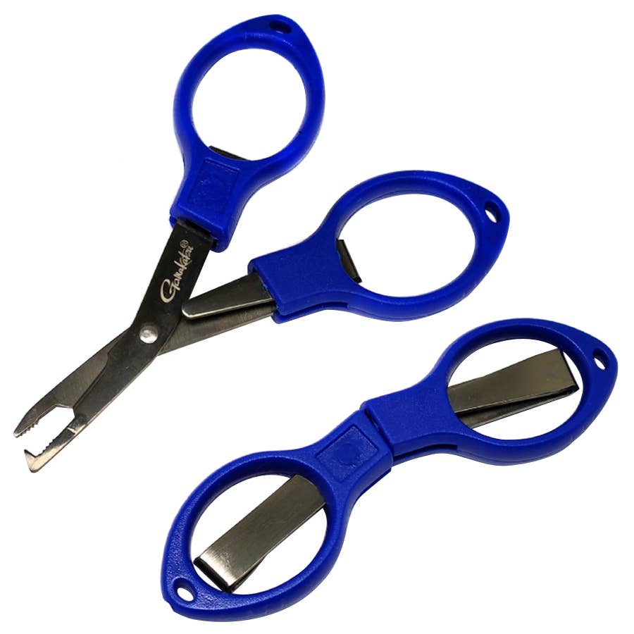 Gamakatsu Folding Braid Scissors with Split Ring Opener