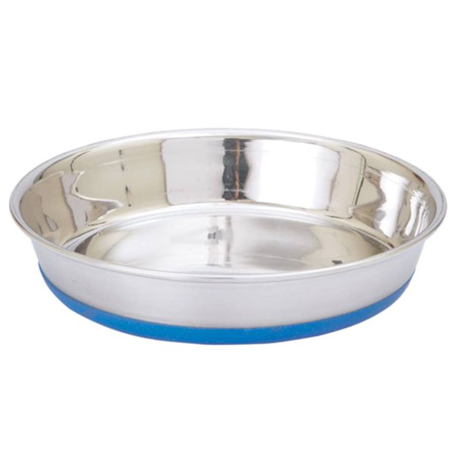 Indipets Shallow Heavy Dish with Silicon Bonded Base Bowl