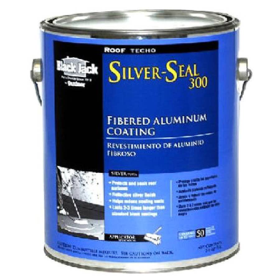 Black Jack Silver Seal 300 Fibered Aluminum Reflective Roof Coating
