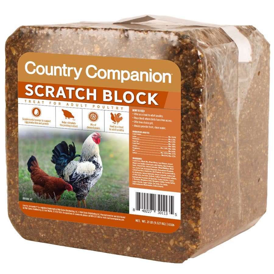 Country Companion Poultry Scratch Block