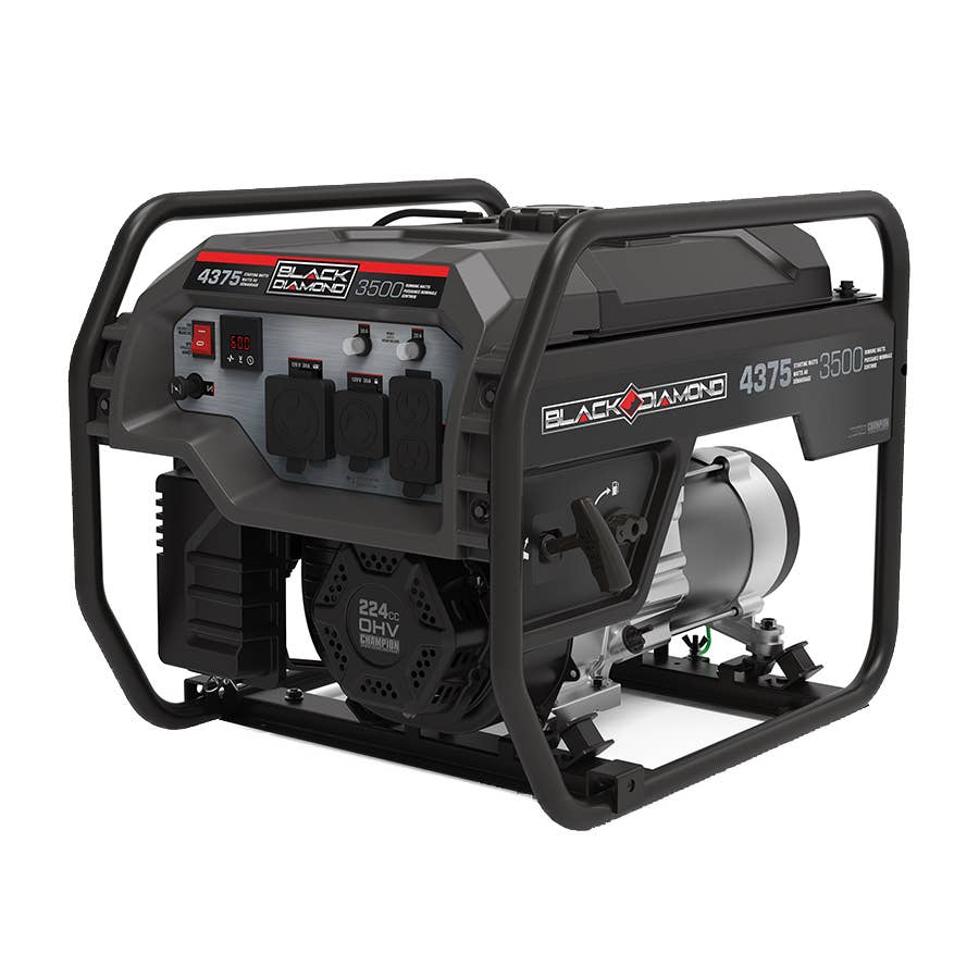 Black Diamond 3500-Watt Portable Generator with Manual Start