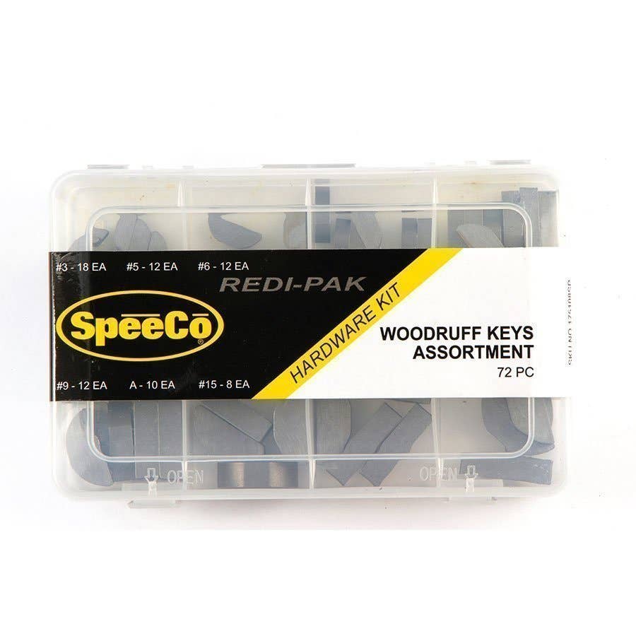 Woodruff Key Assortment Kit - (72 Pc.)