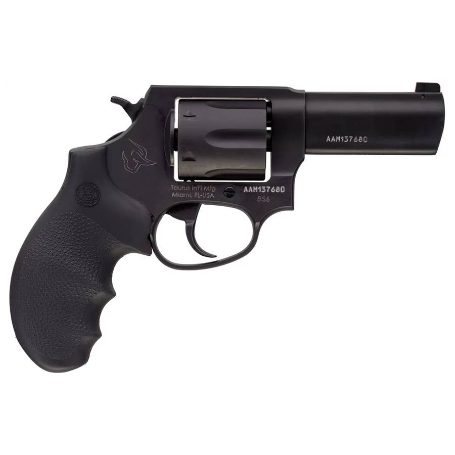 Taurus 856 38 Spl +P Revolver with Hogue Rubber Grip
