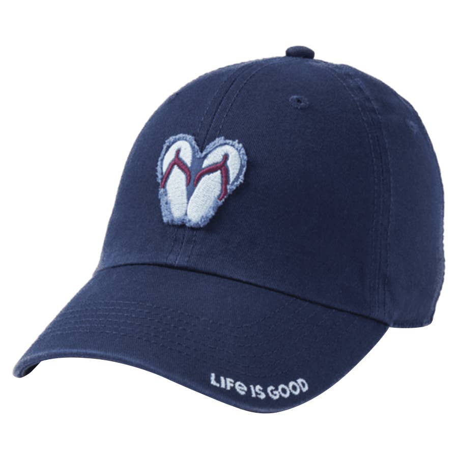 Life is Good Flip Flop Tattered Chill Cap