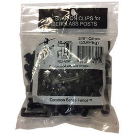 Geotek Plastic Post Clip - 3/8"" - 20 pk
