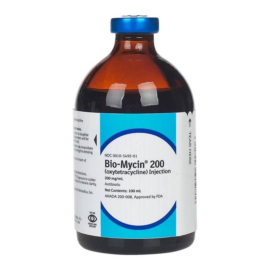 Bio-Mycin® 200 Vaccination for Cattle & Swine - 100 ml