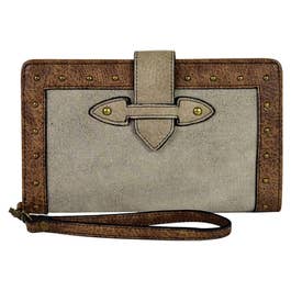 Justin Women's Open Face Wallet with Wristlet