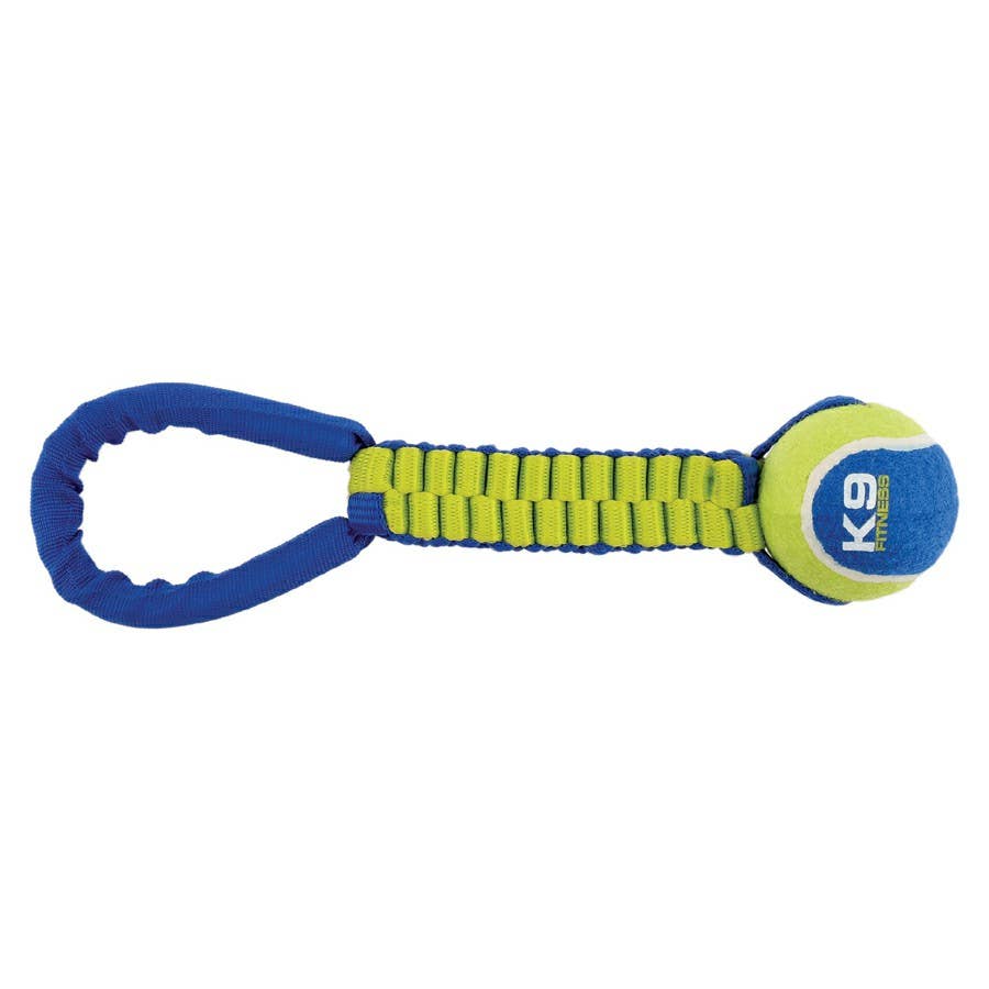ZEUS Tennis Ball Ballistic Twist Tug Dog Toy