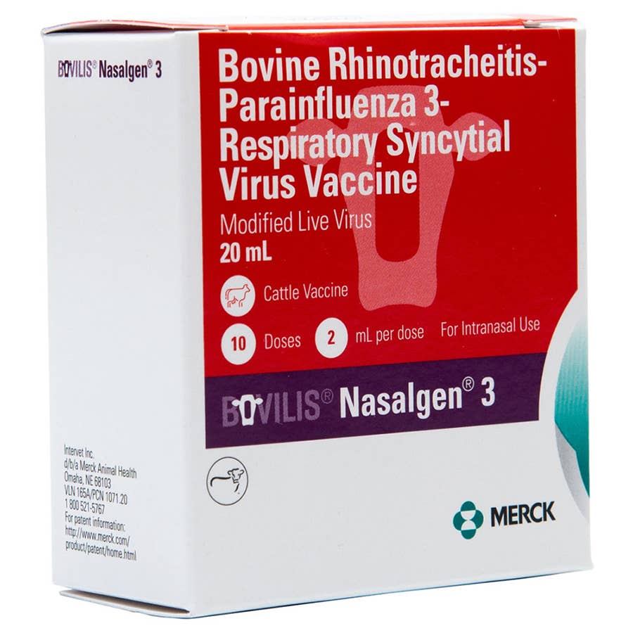 Merck Bovilis Nasalgen 3 Cattle Vaccine
