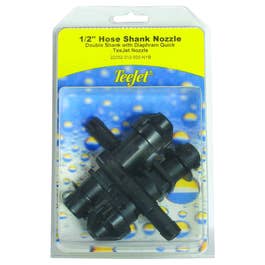 TeeJet Double Hose Shank Check Valve Tee Nozzle Body
