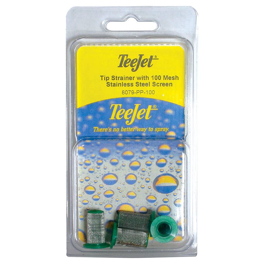 TeeJet Poly Tip Strainer with 100 Mesh Stainless Steel Screen