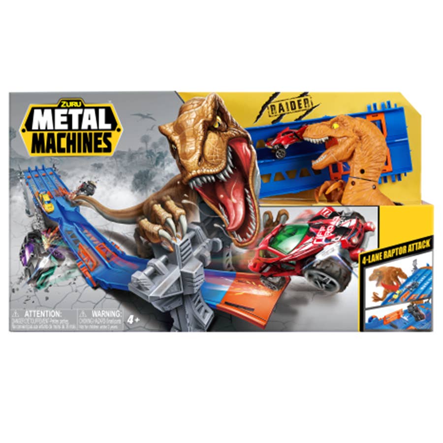 Metal Machines 4-Lane Raptor Attack Set