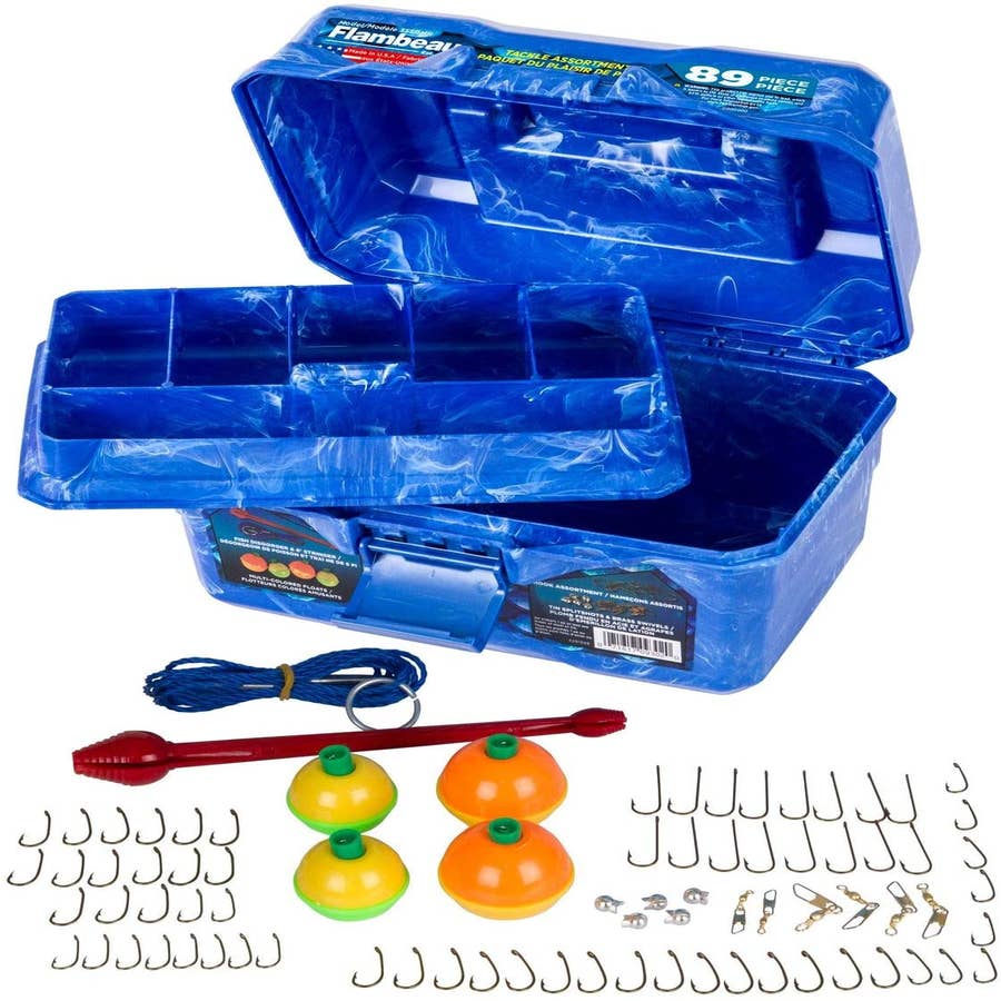 Flambeau Big Mouth 89 pcs Hard Tackle Box Kit