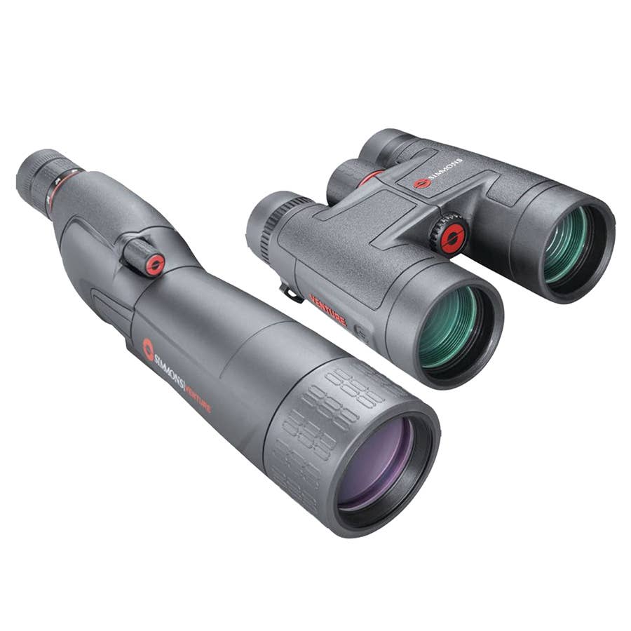 Simmons Venture 20-60x 60mm Straight Spotting Scope and 10x42 Binocular ...