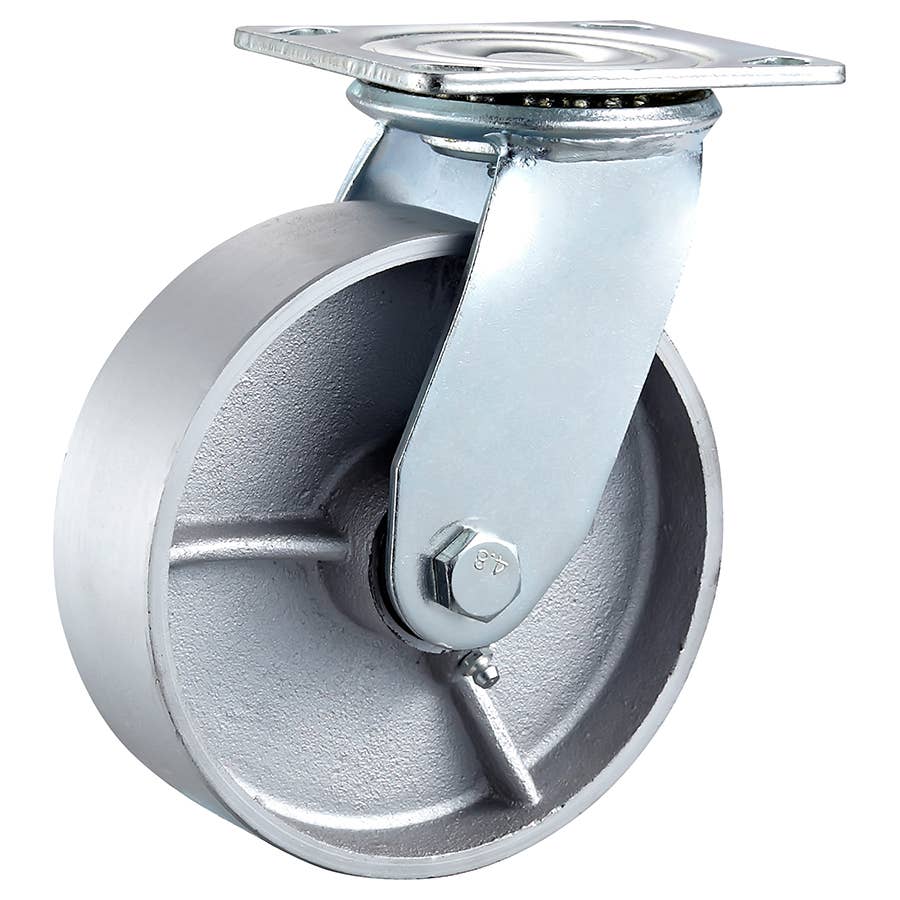 Precision Casters Steel Swivel Plate Caster