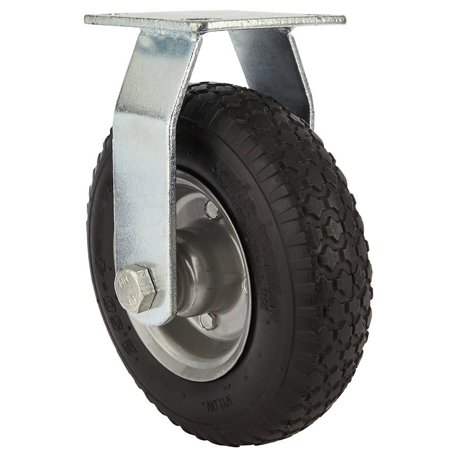 Precision Casters No Flat Rigid Plate Caster