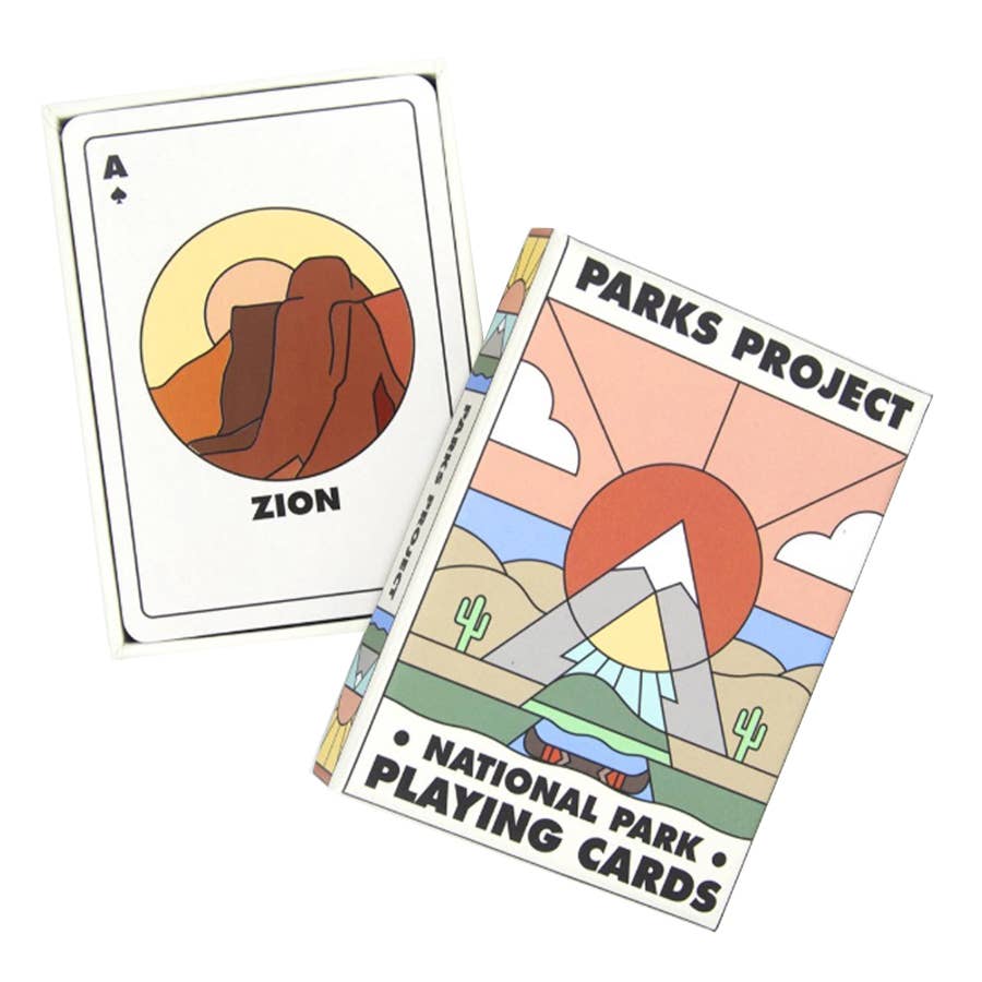 Parks Project Minimalist National Park Playing Cards