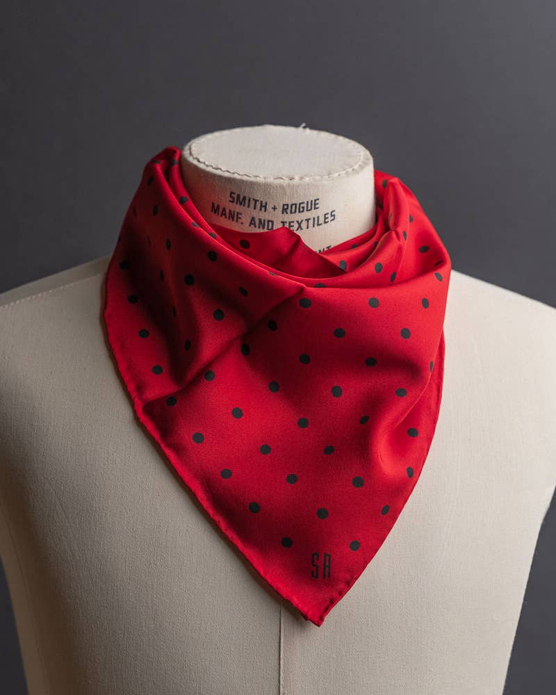 Smith + Rogue Roy Rogers Scarf - Red Dot