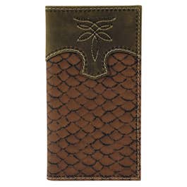 Tony Lama Men's Big Bass Rodeo Wallet