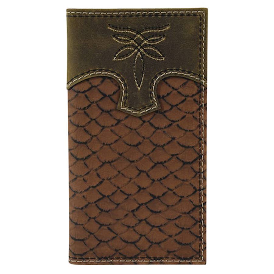 Tony Lama Men's Big Bass Rodeo Wallet