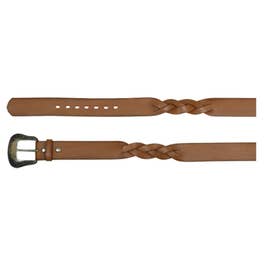 Catchfly Women's Leather Braid Belt