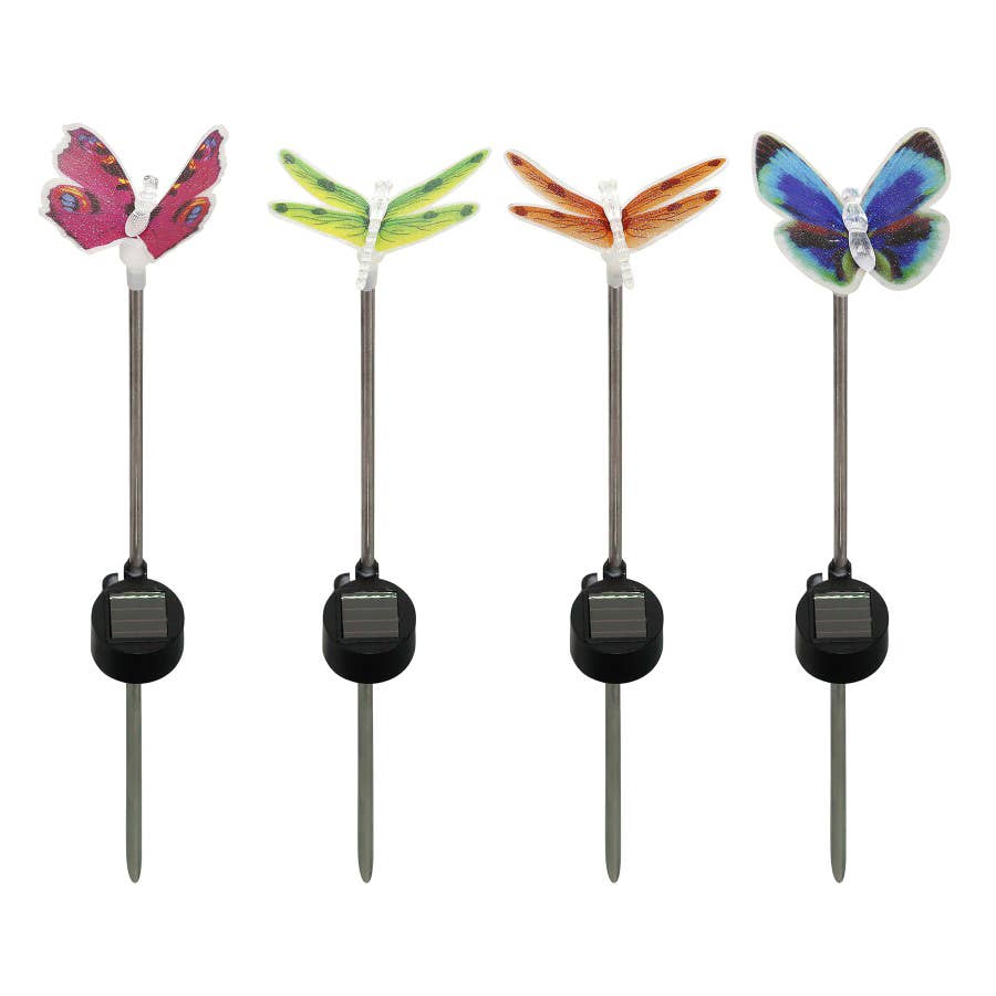 Alpine Solar Dragonfly/Butterfly Stake