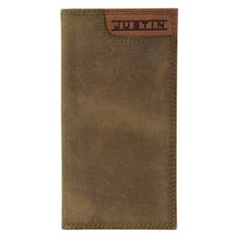 Justin Men's Two Tone With Emboss Logo Rodeo Wallet