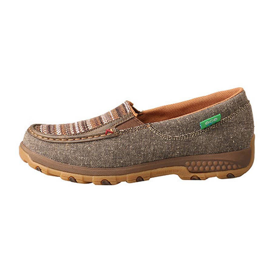 Twisted X Womens Slip On Driving Moc Wcellstretch Shoes
