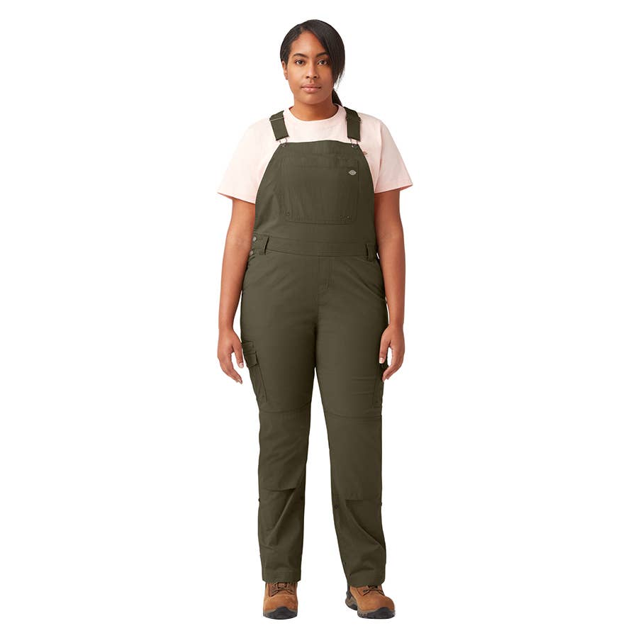 Dickies Women's Plus-Size Temp IQ 360 Bib Overalls