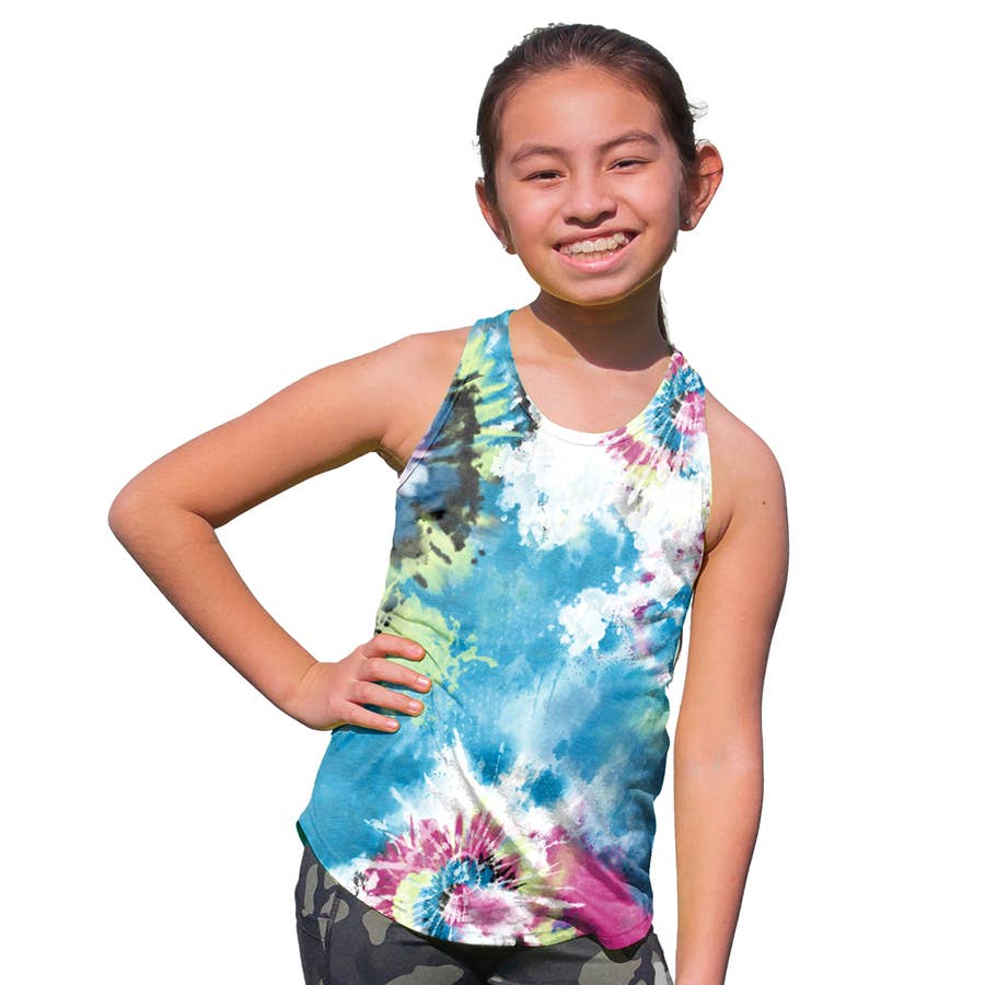Colosseum Girl's Sleeveless Mila Razorback Tank