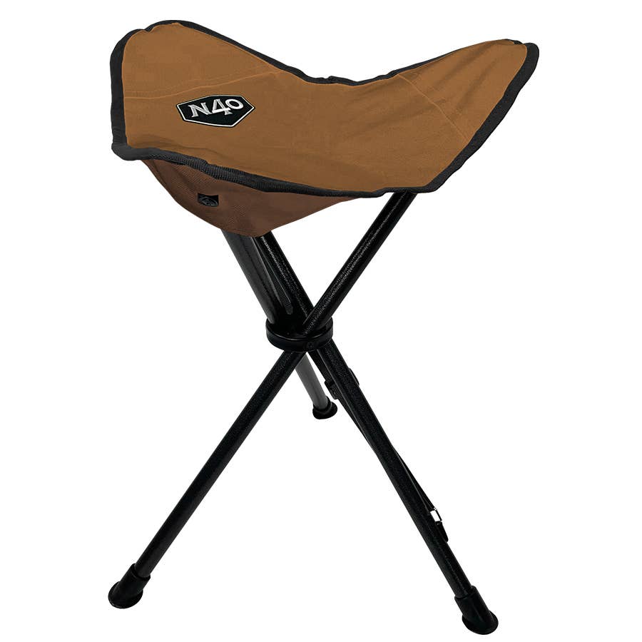 North 40 Outfitters Tripod Stool - Brown