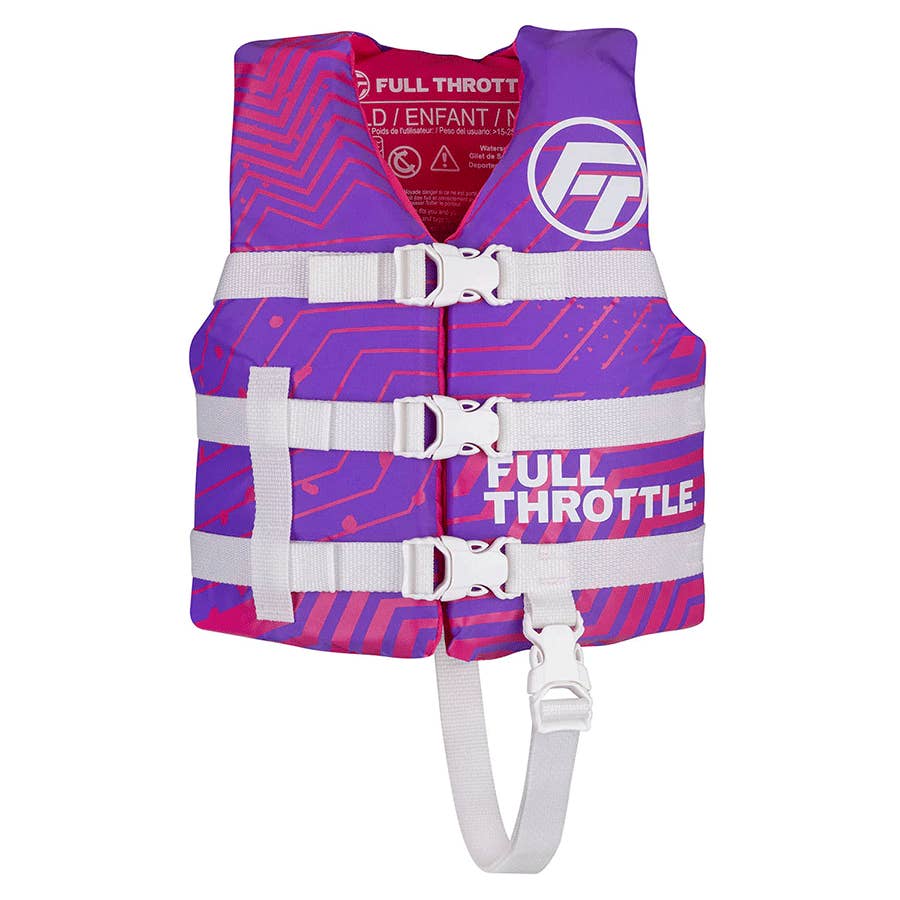 Full Throttle Kid's Nylon Life Vest