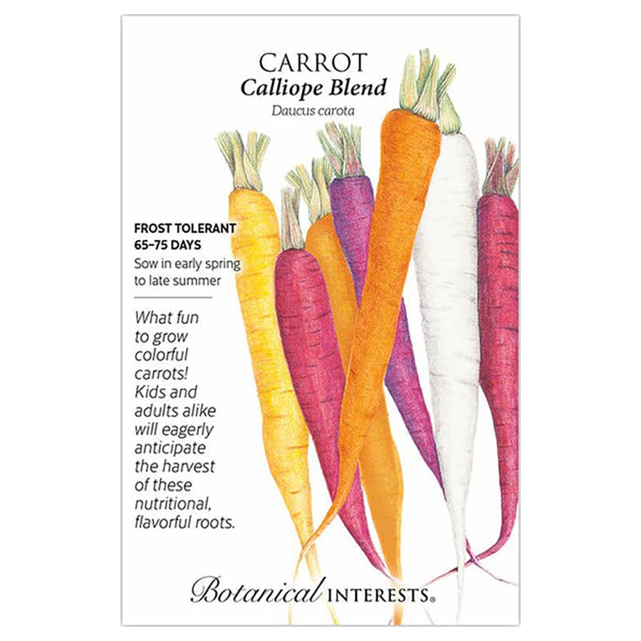 Botanical Interests Calliope Blend Carrot Seeds