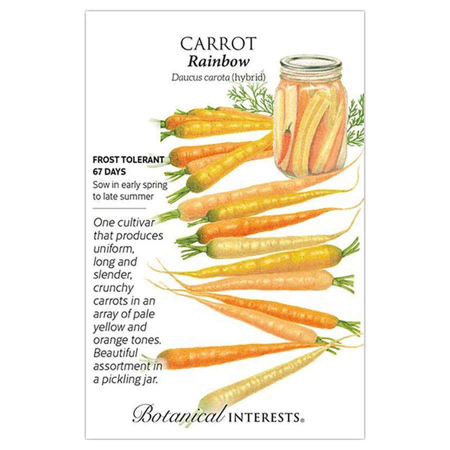 Botanical Interests Rainbow Carrot Seeds