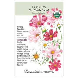 Botanical Interests Sea Shells Blend Cosmos Seeds