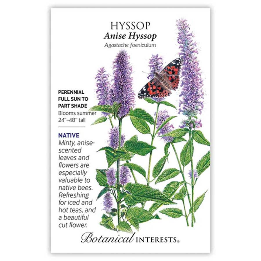 Botanical Interests Anise Hyssop Seeds