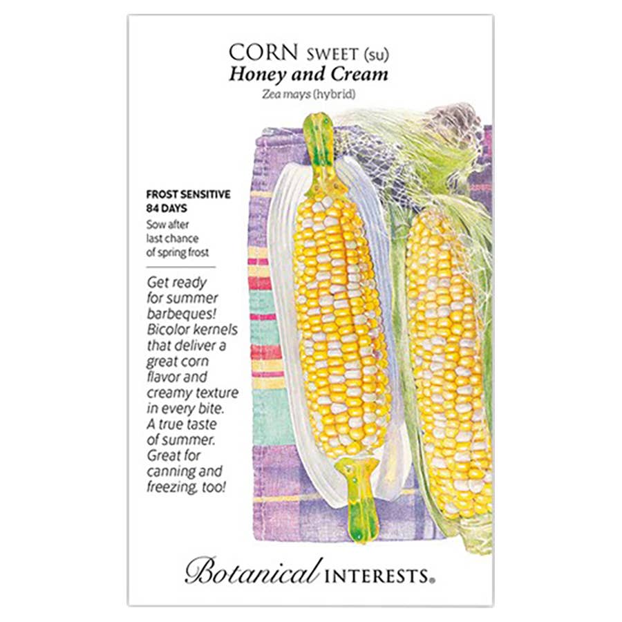 Botanical Interests Honey and Cream Sweet Corn Seeds