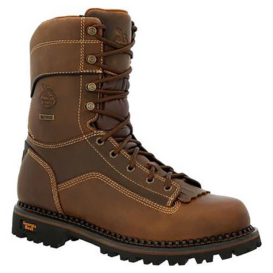 Georgia Boot Men's Amp LT Low Heel Logger Composite Toe Waterproof Work ...