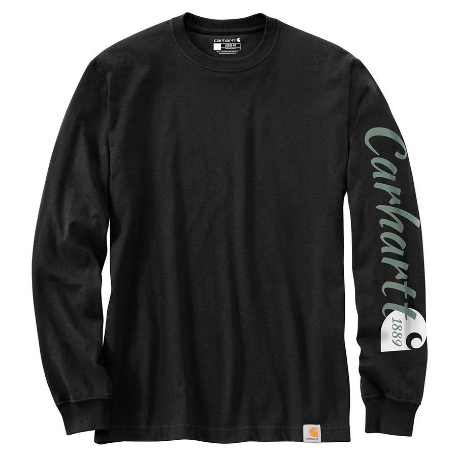 Carhartt Men's Long Sleeve HW Script Graphic T-Shirt