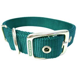 Hamilton Double Thick 1"" Nylon Deluxe Dog Collar