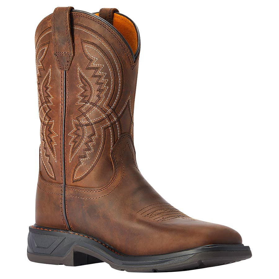 Ariat Boy's Wide Square Toe Workhog XT Coil Boots