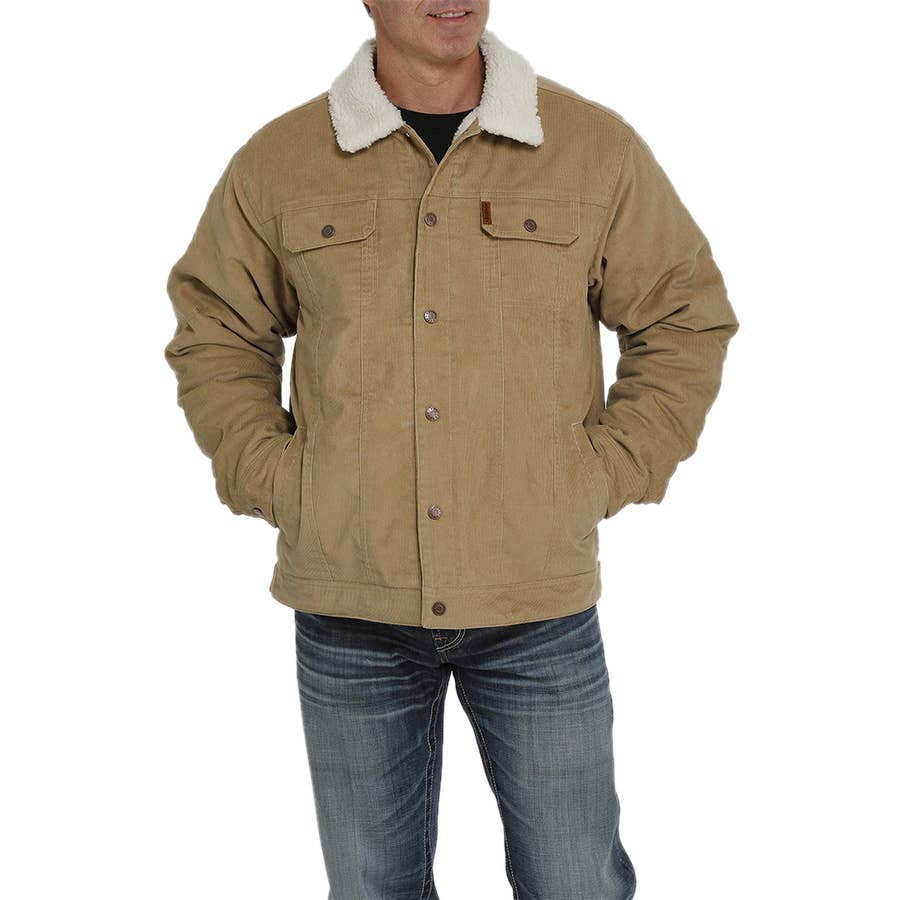Cinch Men's Stretch Corduroy Concealed Carry Trucker Jacket