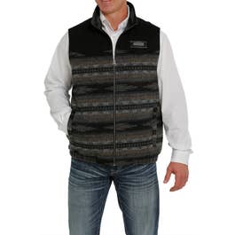 Cinch Men's Poly-Wool Concealed Carry Vest