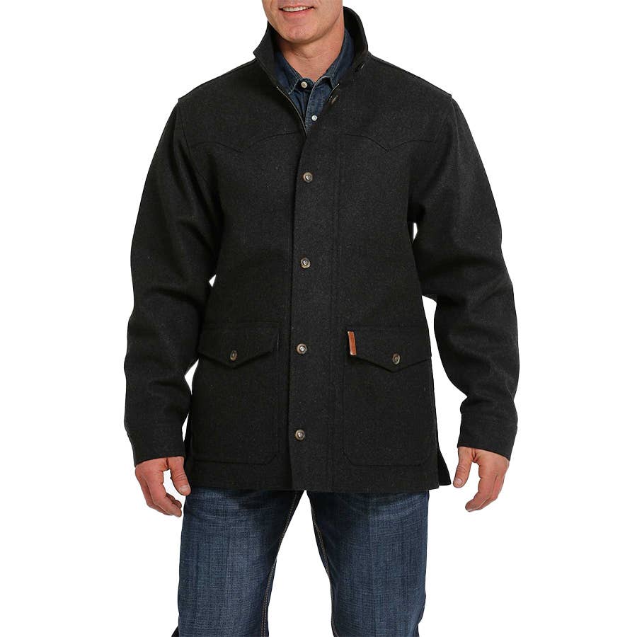 Cinch Men's Poly-Wool 3/4 Length Ranch Coat