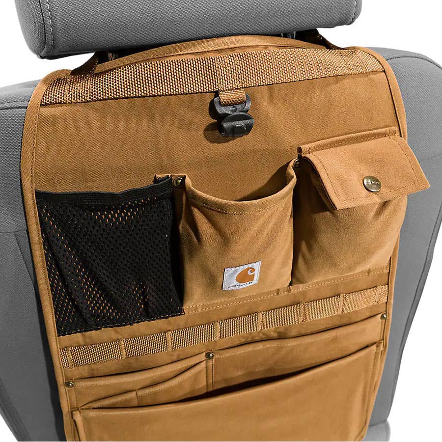 Carhartt universal nylon duck canvas automotive seat organizer store