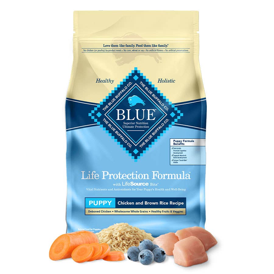 Blue Buffalo Life Protection Formula Puppy Food Chicken Brown Rice Blue Buffalo Life Protection Formula Puppy Food Chicken Brown Rice