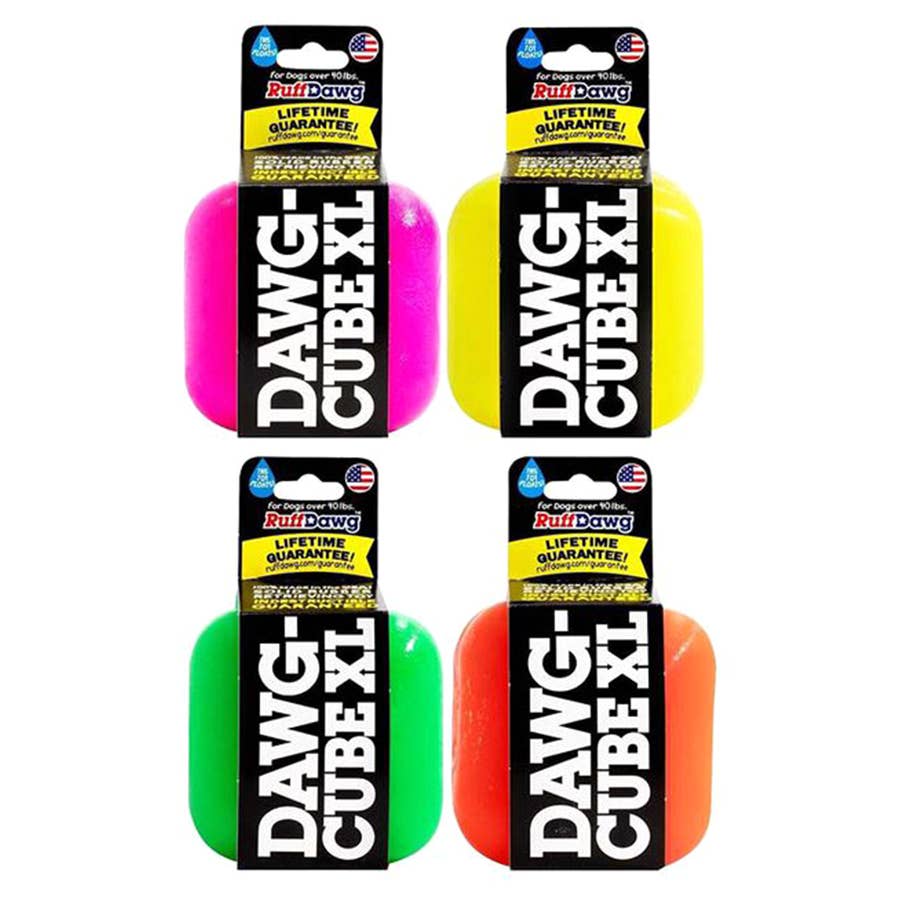 Ruff Dawg Dawg-Cube XL Rubber Retrieving Dog Toy