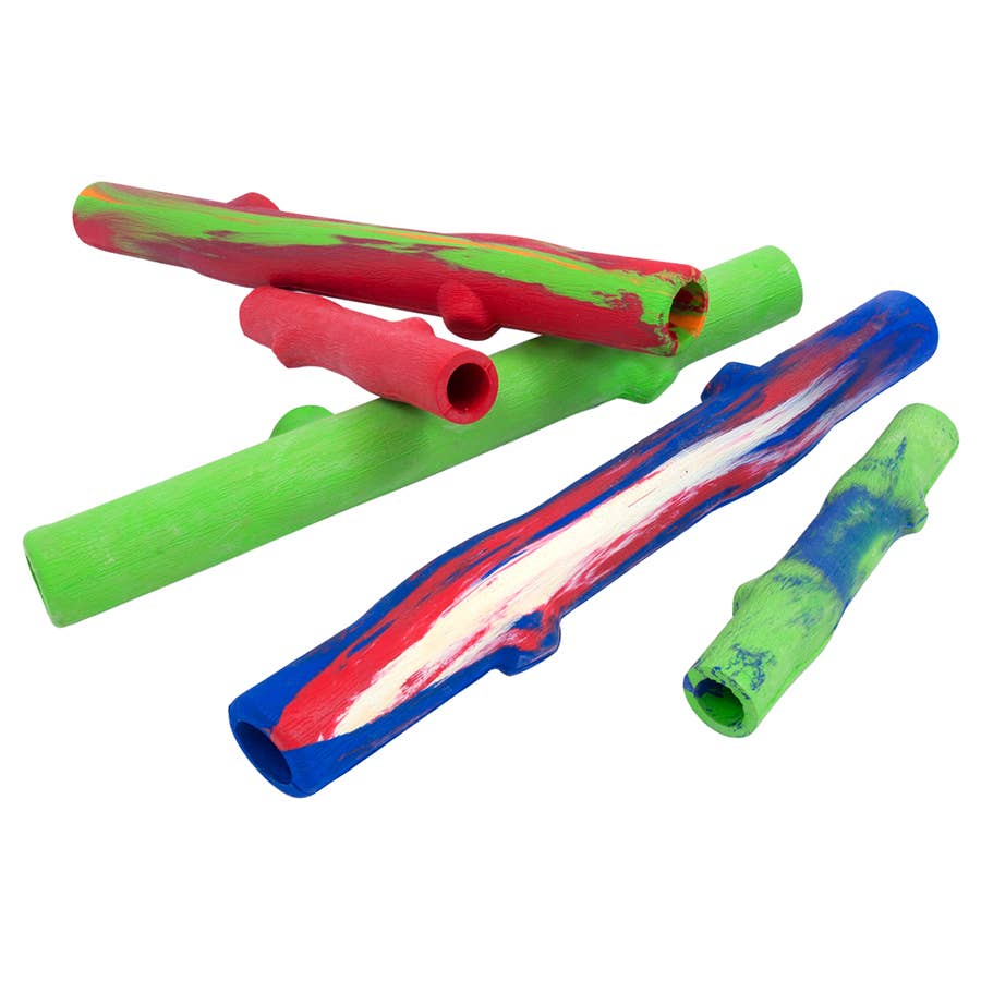 Ruff Dawg Stick Crunch Rubber Retrieving Dog Toy