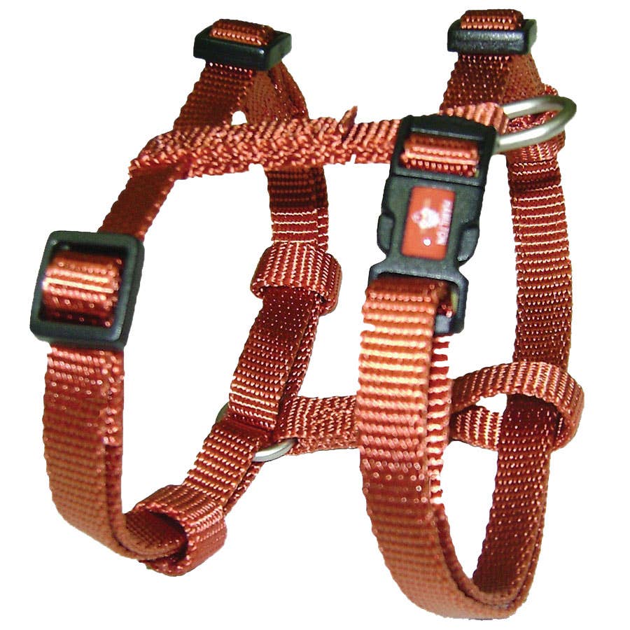 Hamilton Fully Adjustable Nylon Dog Harness with Brushed Hardware