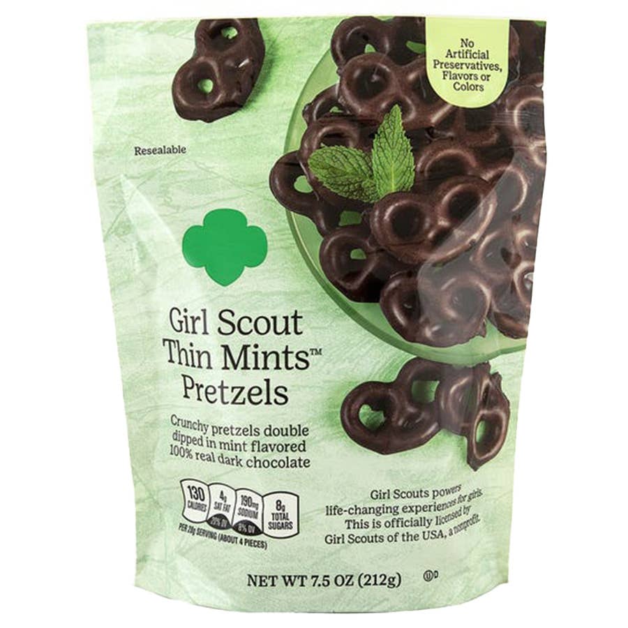Girl Scout Thin Mint Pretzels